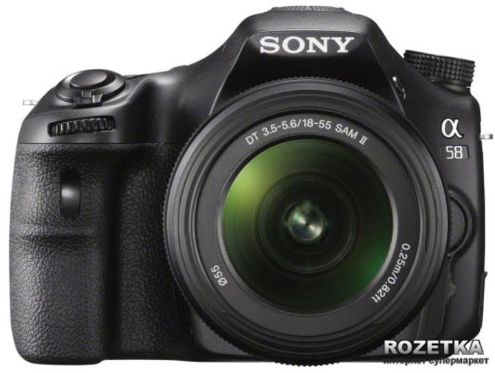 Фотоаппарат Sony Alpha SLT-A58 18-55mm Kit купить на ROZETKA | Отличная ...