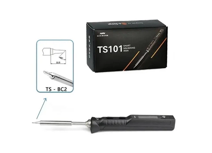 Програмований електричний паяльник Miniware TS101 65 Вт (жало TS-BC2) – фото, відгуки ...