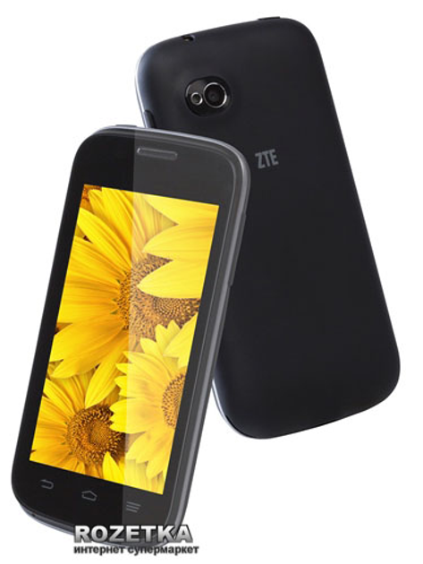 Мобильный телефон ZTE V809 Black – фото, отзывы, характеристики в ...