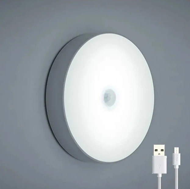 Світлодіодна лампа нічник GGbingo Smart sensor light кругла з датчиком ...