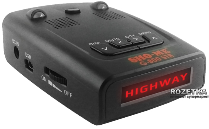 Радар-детектор Sho-Me G800 STR Red – фото, отзывы, характеристики в ...