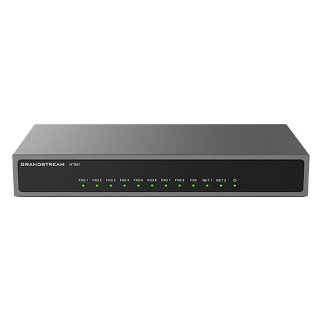 Grandstream HT881 FXO VoIP Gateway, 8x FXO, 2x GbE, 12V/1A PSU – фото ...