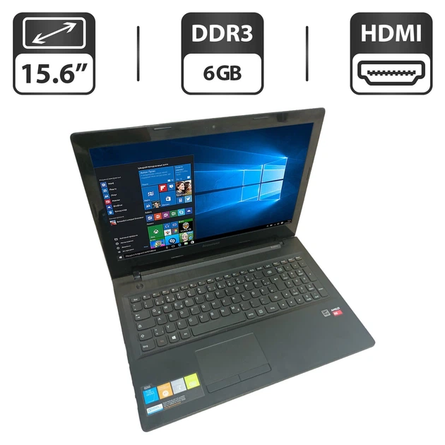 Ноутбук Б-клас Lenovo G50 / 15.6" (1366x768) TN / AMD A6-6310 (4 ядра ...