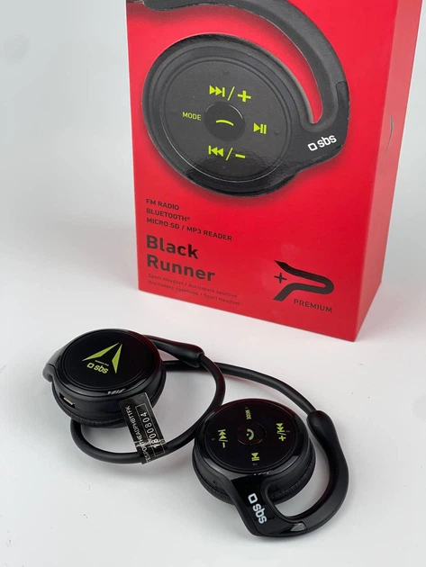 Беспроводные наушники SBS Black Runner купить в интернет-магазине ...