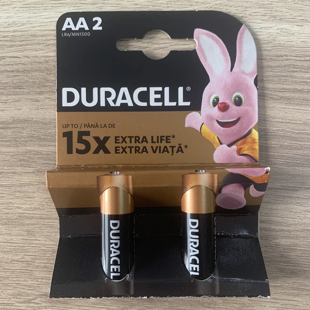 Батарейки пальчиковые щелочные DURACELL LR06 MN1500 AA 1.5V 2шт – фото ...
