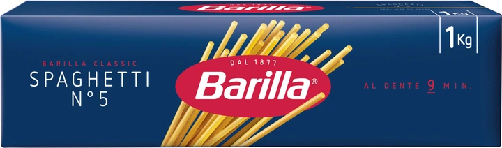Макарони Barilla Спагеті №5 1 кг (8076800105056) – купити за низькою ...