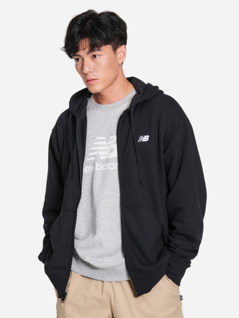 Толстовка на флисе, на молнии мужская New Balance Sport Essentials Full ...