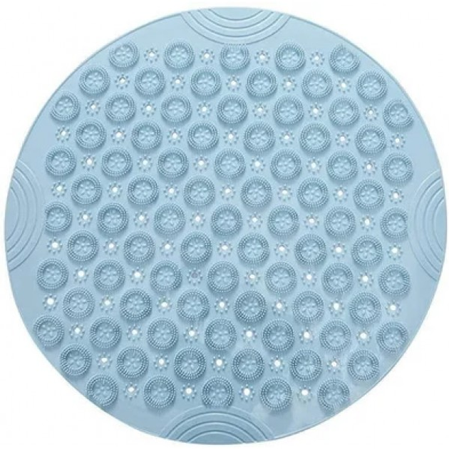 Антискользящий круглый коврик для ванной Massage Mat силиконовый ...
