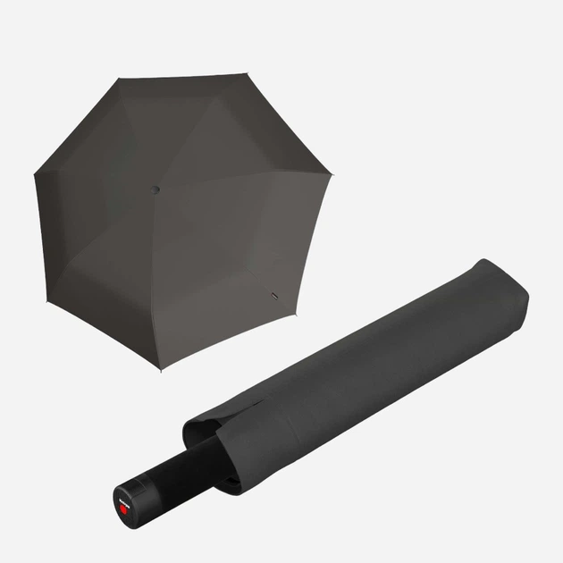 Парасолька складана механічна Knirps U.090 Ultra Light XXL Manual Compact Kn95 2090 0801 Сіра ...