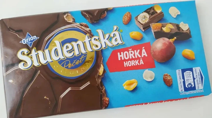 Шоколад Studentska чорний із родзинками 180г – купить в Украине ...