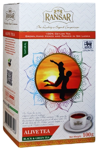 Чай Ransar чорний з зеленим Alive Tea 100 г (58972) від продавця: Great ...