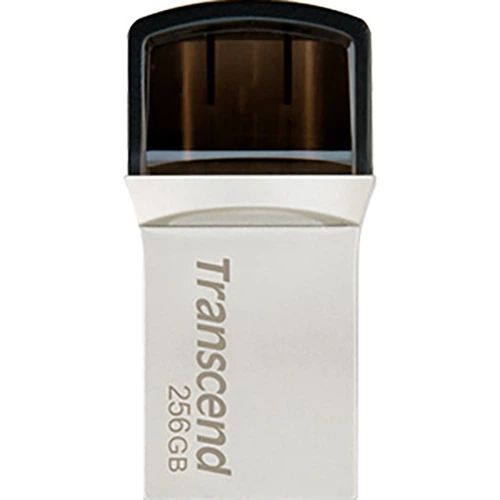 Флешка USB Type-C 256Gb Transcend JetFlash 890 Silver (TS256GJF890S ...