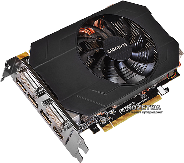 Видеокарта Gigabyte PCI-Ex GeForce GTX 970 OC 4096MB GDDR5 (256bit ...
