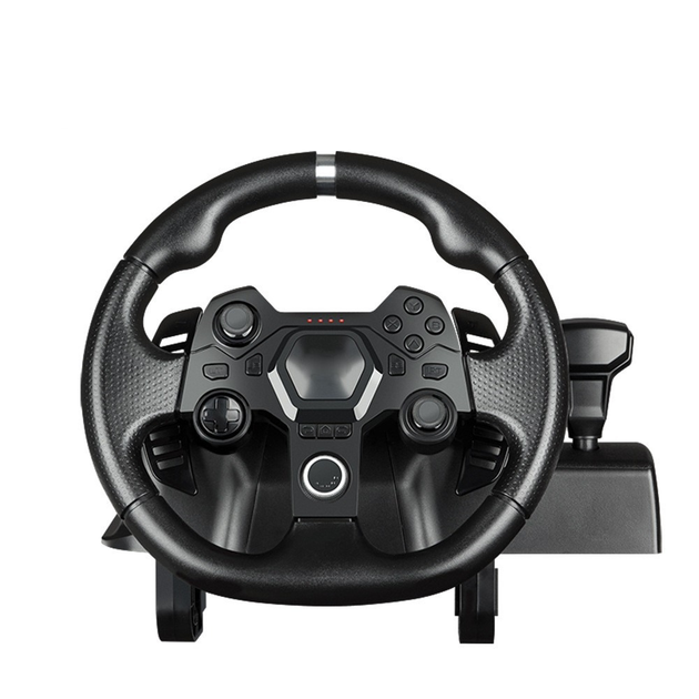Руль игровой с педалями и коробкой передач 3в1 Gaming Steering Wheel ...