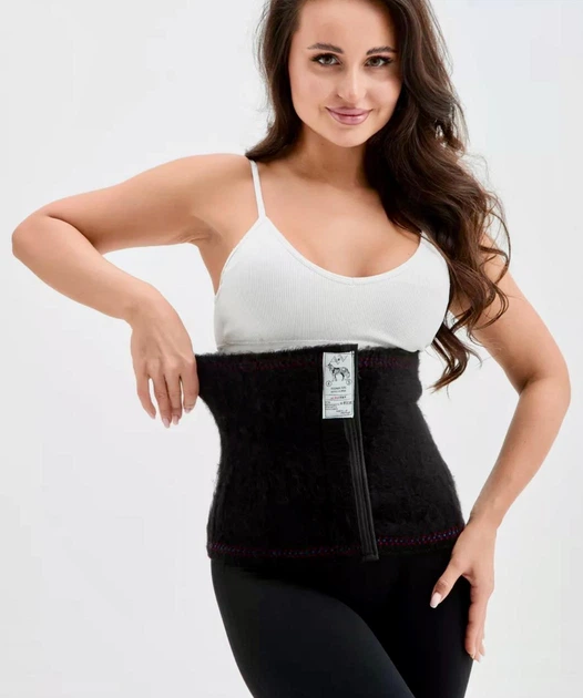 Лечебно-согревающий пояс НА ЛИПУЧКЕ из собачей шерсти Morteks 100 см (Размер M/5) – купить ...