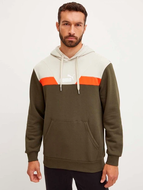 Худі утеплене чоловіче Puma Power Colorblock Hoodie Fl 681731-70 L ...