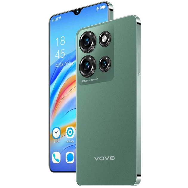 Смартфон vove dual SIM Note30i 12+512GB зелений – фото, отзывы ...