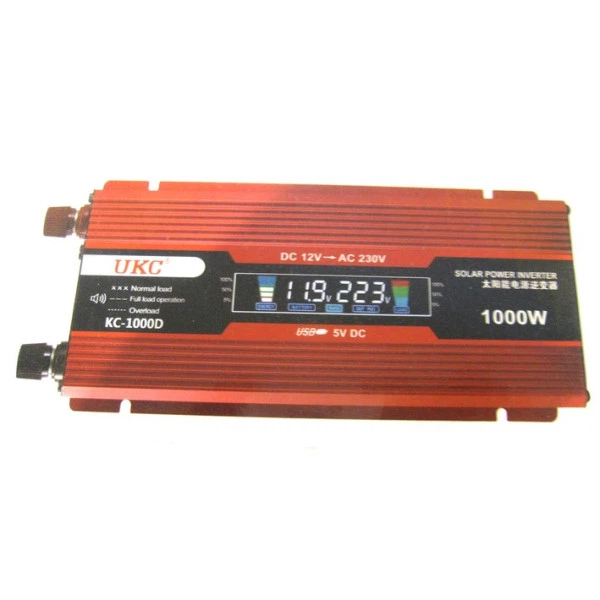 Автомобильный преобразователь напряжения 12V-220V 1000W с дисплеем UKC 12V-220V 1000W LCD KC ...