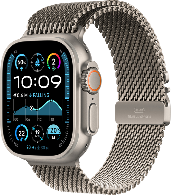 Смарт-часы Apple Watch Ultra 2 (2024) GPS + Cellular 49mm with Milanese ...