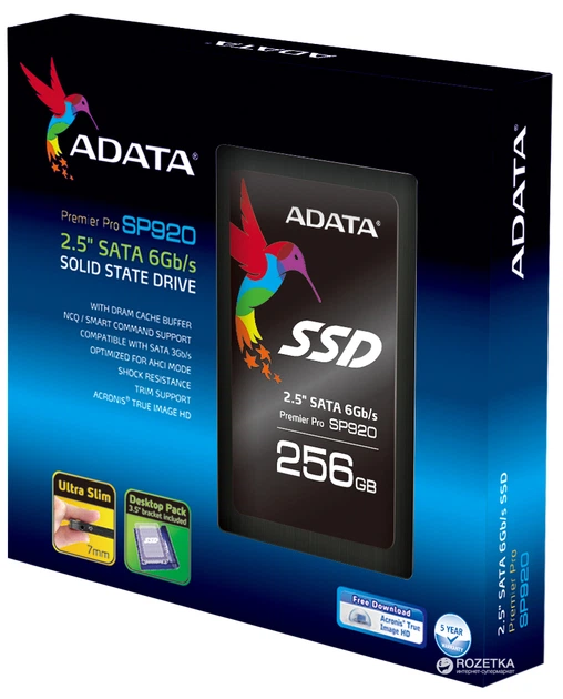 ADATA Premier Pro SP920 256GB 2.5" SATA III MLC (ASP920SS3-256GM-C) – низкие цены, кредит ...