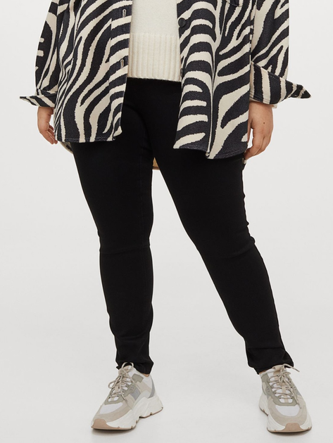 Джинсы Skinny женские H&M S1502-8896522 4XL Черные (hm02635095372) – в ...
