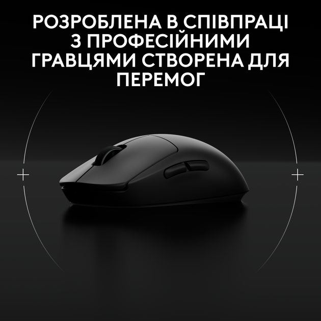 Мышь Logitech G Pro 2 Lightspeed Wireless Black (910-007295) – фото ...