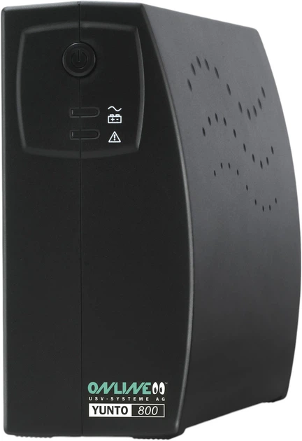 ДБЖ Online USV-Systeme Yunto 800 VA (480 W) Black (4026908003567) – фото, відгуки ...