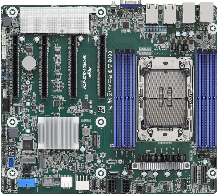 Материнська плата ASRock SPC741D8-2L2T/BCM (s4677, Intel C741, PCI-Ex16 ...