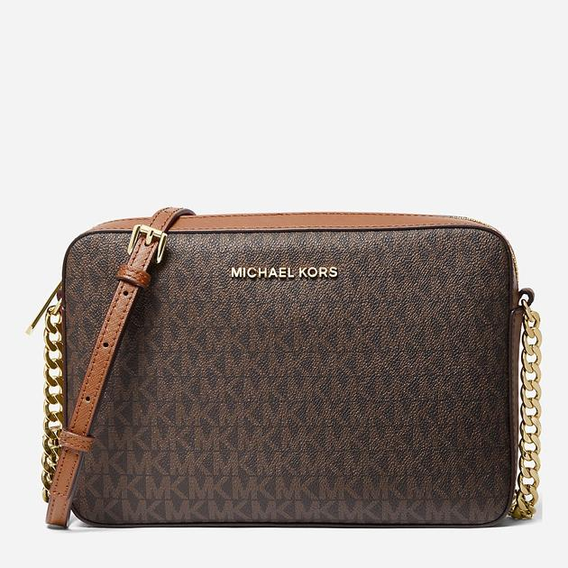 Сумка женская Michael Kors Jet Set Large коричневая от продавца ...
