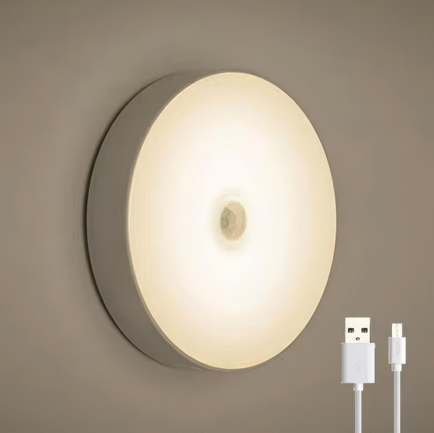 LED светильник для ночной подсветки с датчиком движения и аккумулятором ...