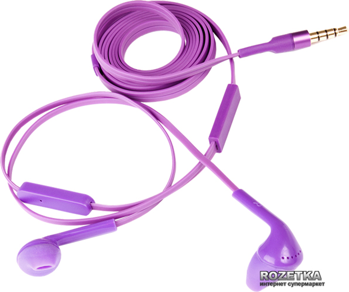 Наушники Probass Stripe MX102 с пультом управления плеером Lilac купить ...