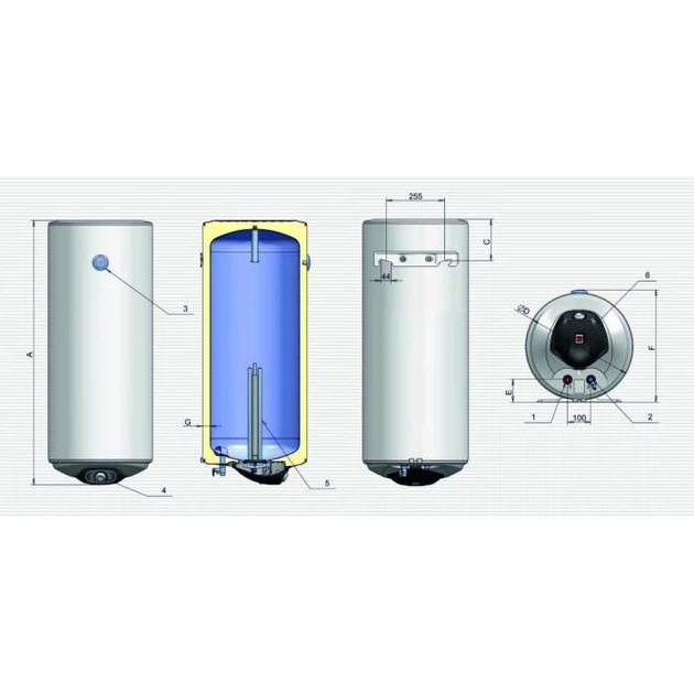 Бойлер Eldom EUREKA 150 – фото, відгуки, характеристики в інтернет-магазині ROZETKA від продавця ...