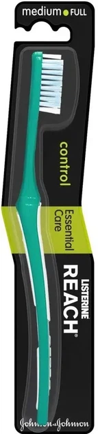 Зубная щетка Reach Control Medium Toothbrush Зеленая (4820019803487/ ...