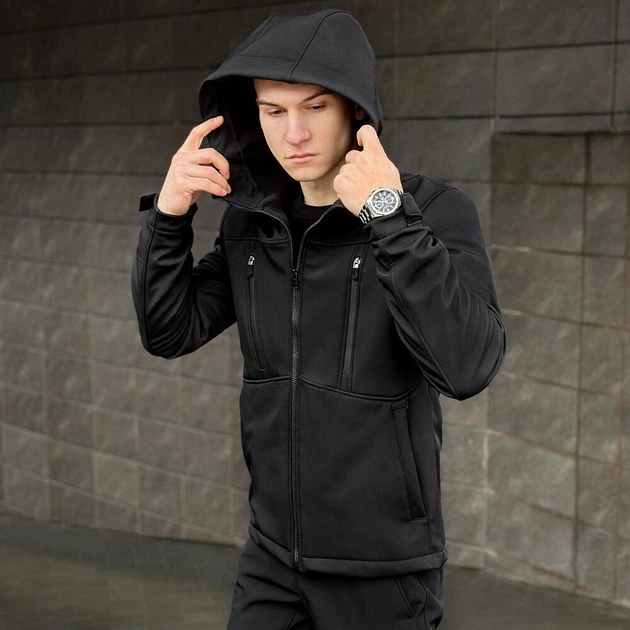 Куртка Pobedov Setup Soft Shell чорний S – Брендовий одяг | ROZETKA