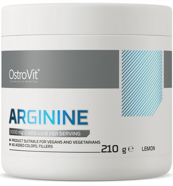 L-аргинин OstroVit 100% Arginene 210 g лимон – фото, отзывы ...