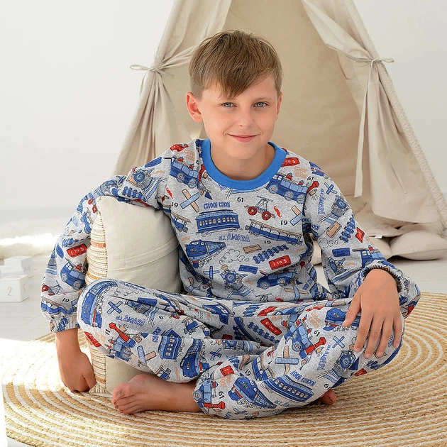 Піжама Потяг начіс Blanka 110 104-110 см. (110593) – Брендовая одежда | ROZETKA