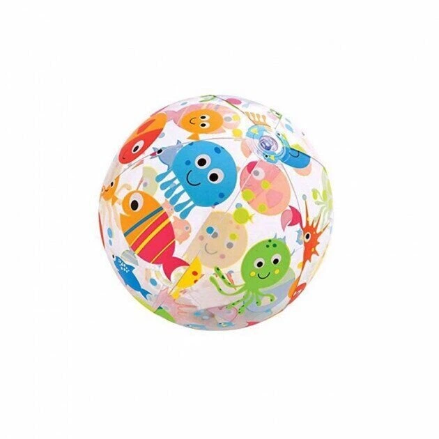 Надувний м'яч Intex 59050 Рибки (61 см) Lively Print Balls ...