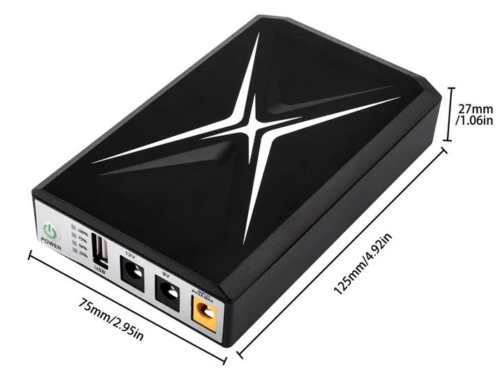 ДБЖ (UPS) DC 18W 10400mAh для роутера/терміналу/камери | DCP-018W / DC5 ...