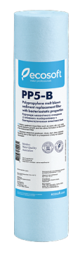 Картридж поліпропіленовий Ecosoft PP5-B бактерицидний Ø60x250 мм 5mcr 45°C (CPV25105BECO) – фото ...