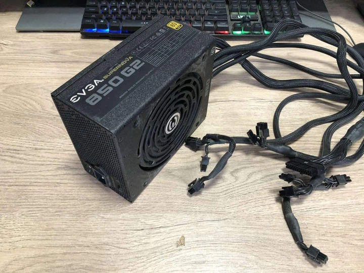 Блок живлення EVGA SuperNOVA 850 G2 (220-G2-0850) 850W Gold (№2) б/в – фото, отзывы ...