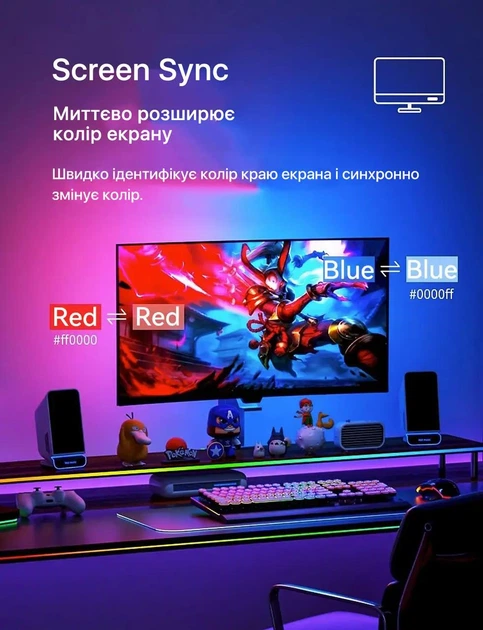 Адаптивна LED стрічка Skydimo Ambilight для Mac/Windows 32 дюйми – фото, відгуки, характеристики ...