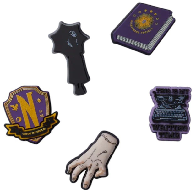 Джибитсы Crocs Addams Family 39264000 5 шт Разноцветные (0196265727964 ...