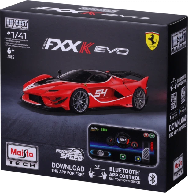 Машинка іграшкова на дистанційному керуванні Maisto Tech Ferrari FXX-K ...