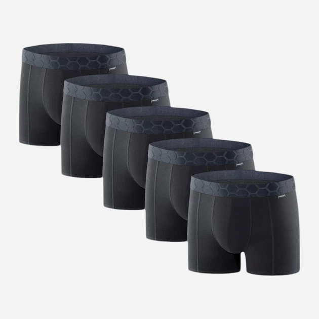 Набір трусів-боксерів чоловічих бавовняних Uniconf Boxer UBB116PEC 2XL ...