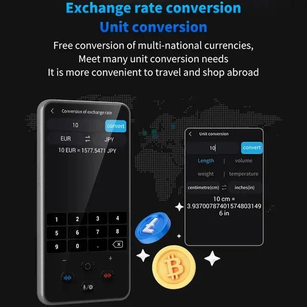 Розумний електронний перекладач Translator S85 Pro ChatGPT,Голосовий, нейронний переклад 138 мов ...