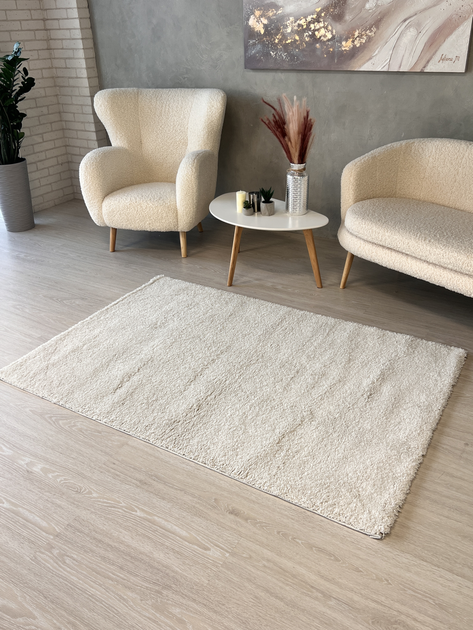Пушистый ковер Super Softness 3х4 м. белый 2144\F401 – фото, отзывы ...