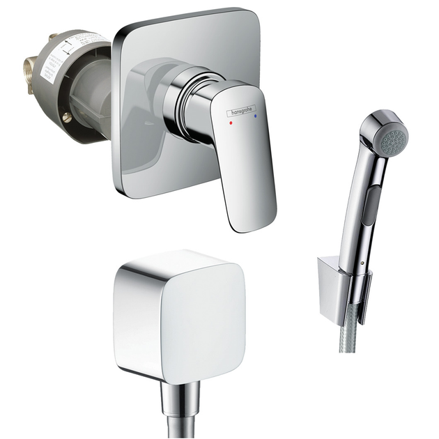 Смеситель для гигиенического душа HANSGROHE Logis скрытого монтажа хром ...