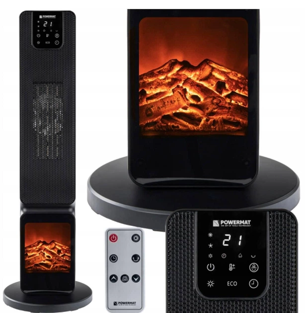 Тепловентилятор колонный Powermat PM-GKL-3500DLK 2500 Вт 2 режима ...