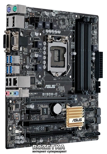 Материнська плата Asus B150M-C (s1151, Intel B150, PCI-Ex16) – фото ...