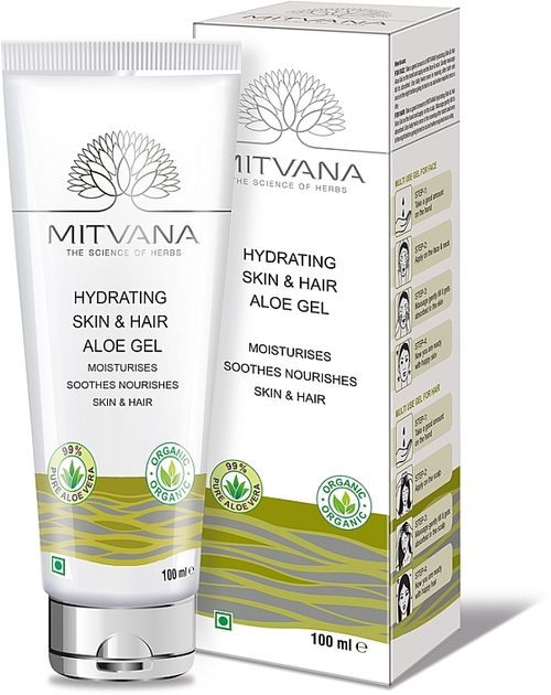 Увлажняющий гель алоэ для кожи и волос - Mitvana Hydrating Skin & Hair ...